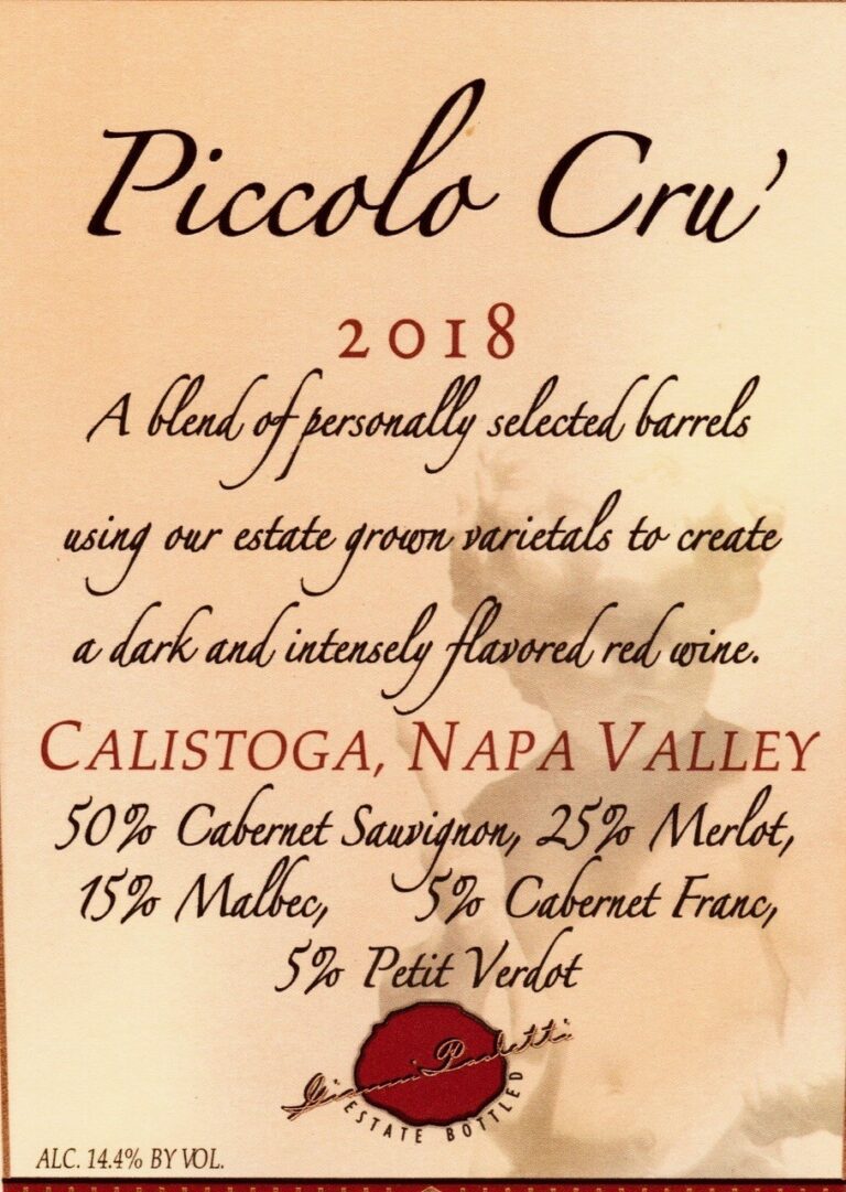 Wines - Paoletti Estates Winery